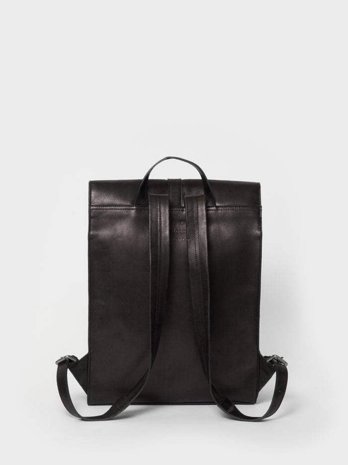 Leather Backpack with laptop compartment