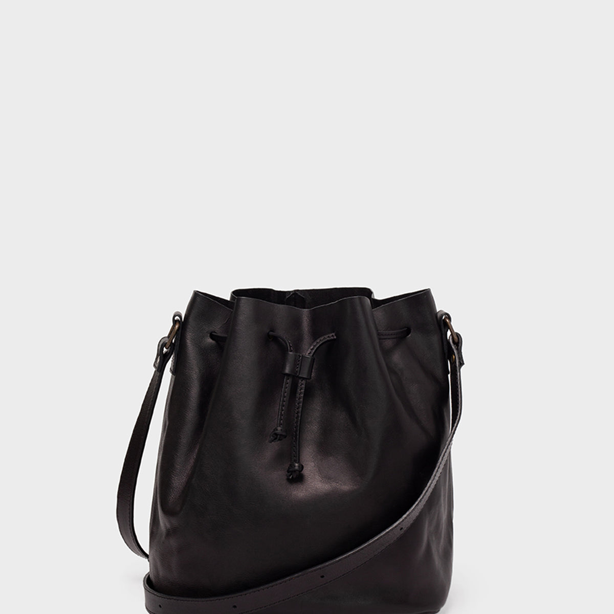 Leather Bucket Bag with removable interior pocket – PARK BAGS