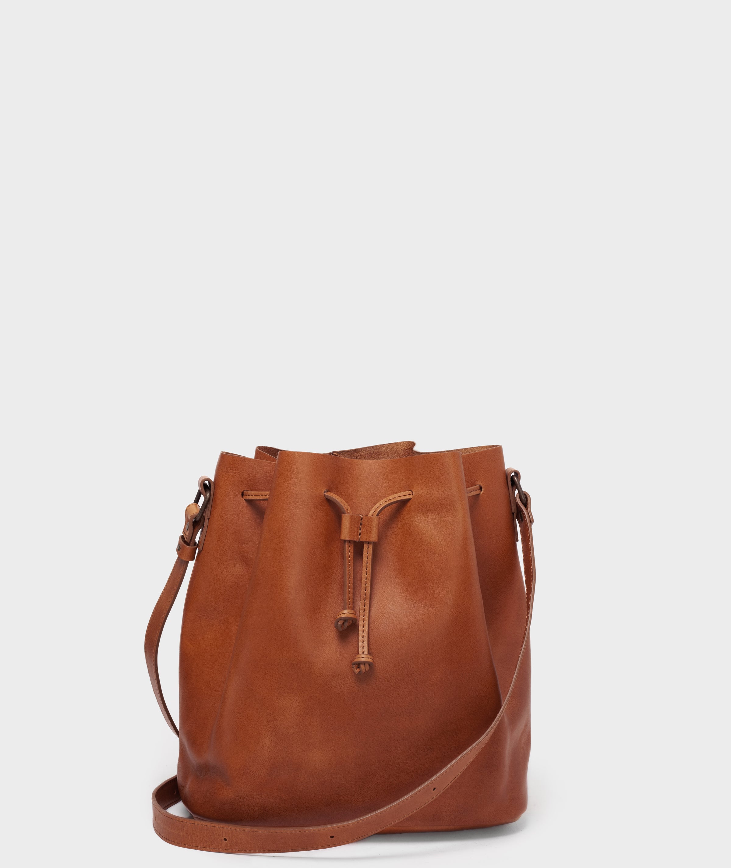 Leather Bucket Bag with removable interior pocket – PARK BAGS